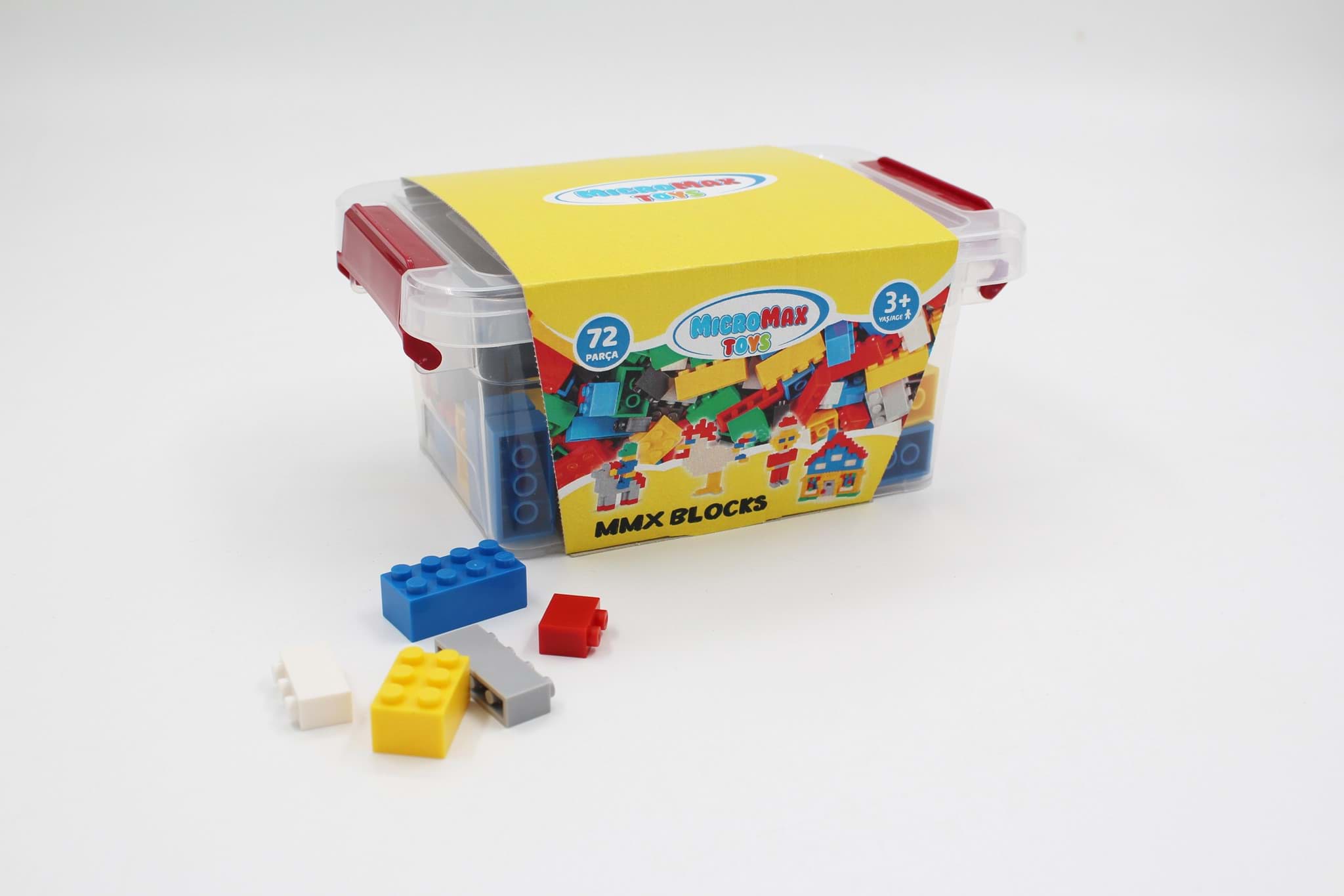Micromax Toys | BLOK 72 PARÇA (SAKLAMA KABINDA)