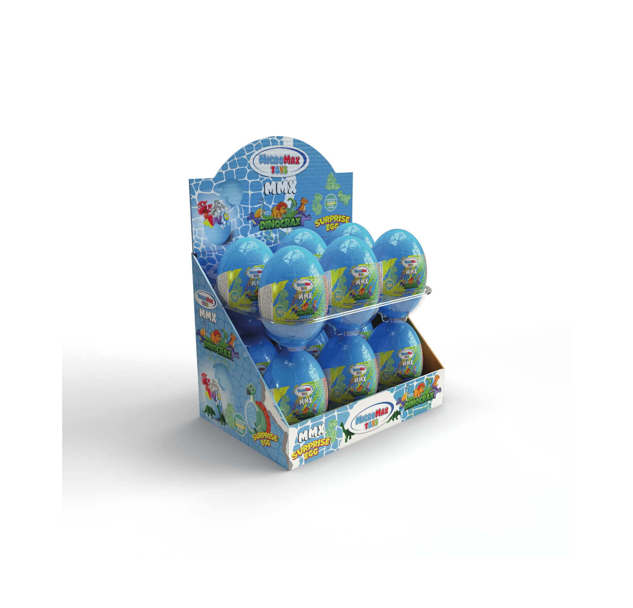 Micromax Toys | DİNOCRAX ÇATLAK YUMURTA MAVİ