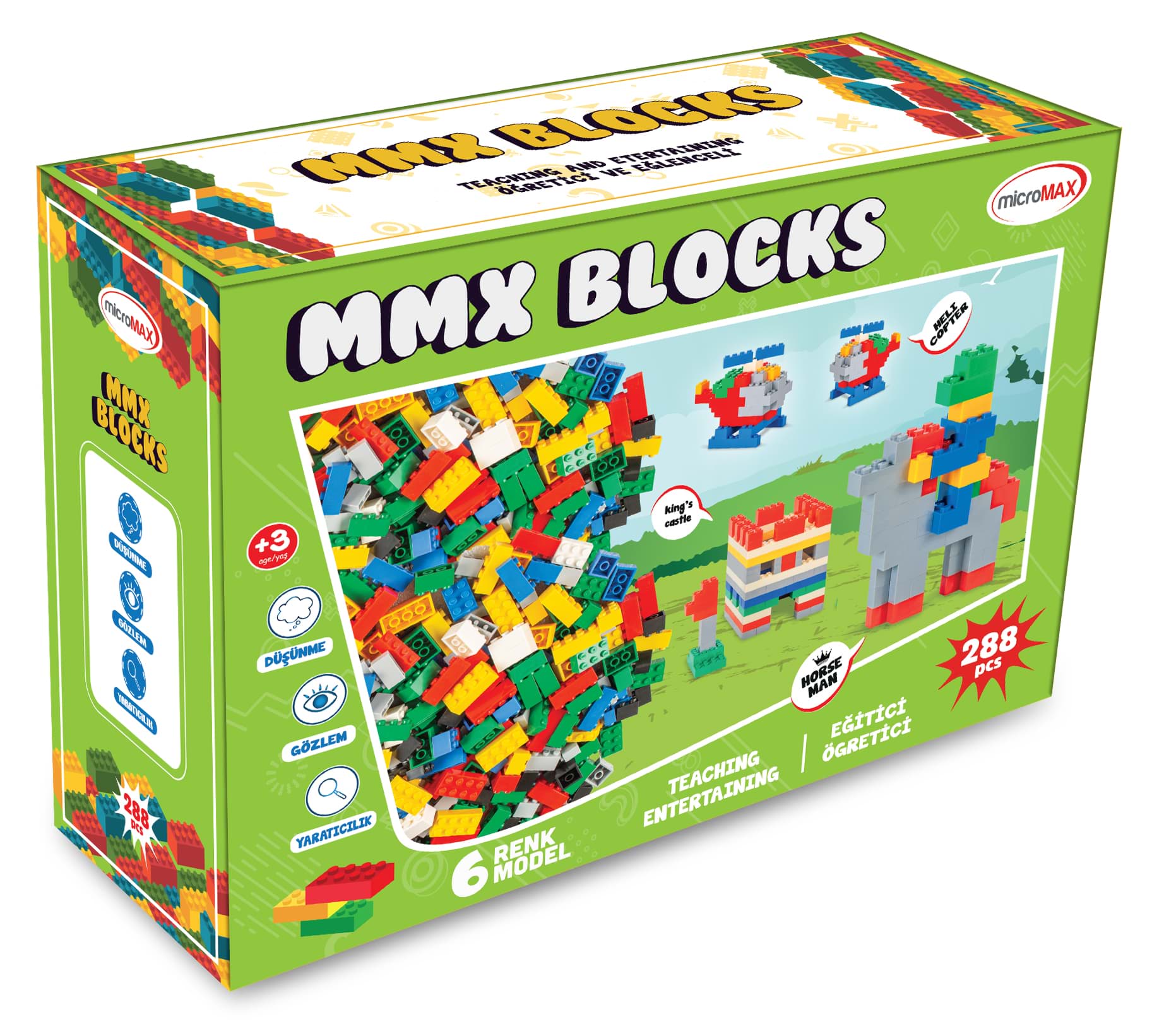 Micromax Toys | BLOK 288 PARÇA KUTULU